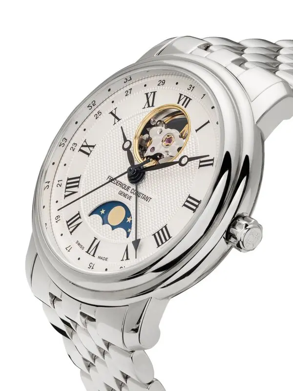 FREDERIQUE CONSTANT Classics Heart Beat Moonphase Date 40mm - Silver