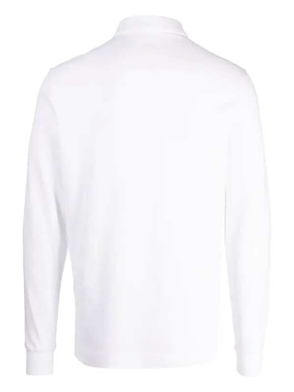 Lacoste Smart Paris Logo-patch Polo Shirt - White