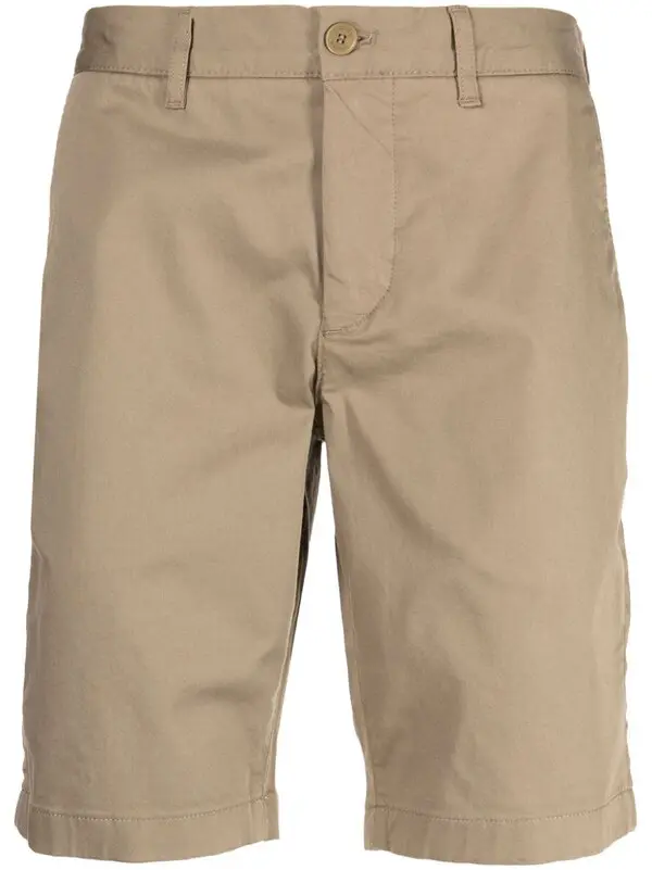 Lacoste Slim-cut Chino Shorts - Brown