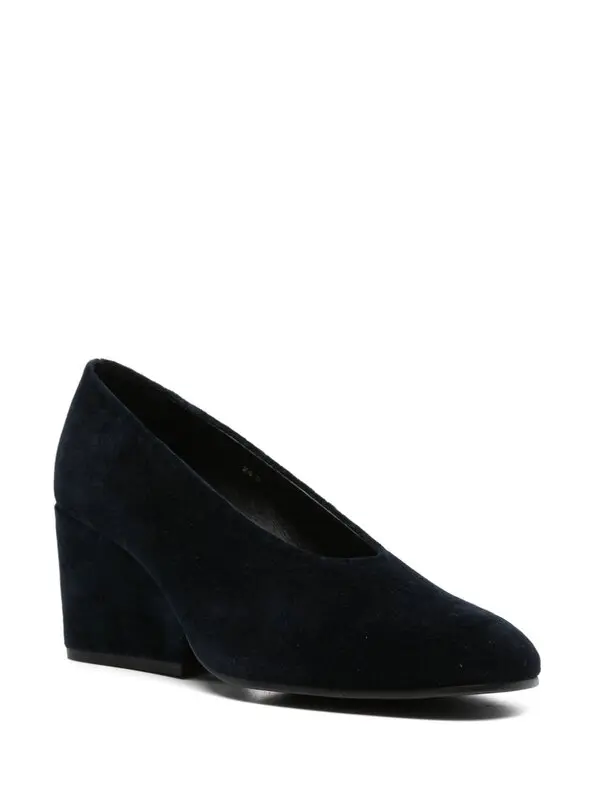 Comme Des Garçons 70mm Velvet Pumps