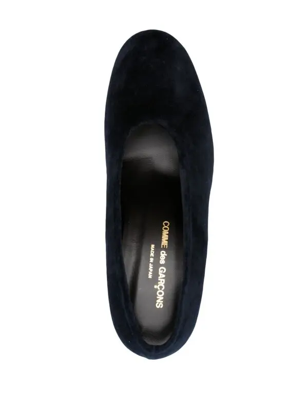 Comme Des Garçons 70mm Velvet Pumps