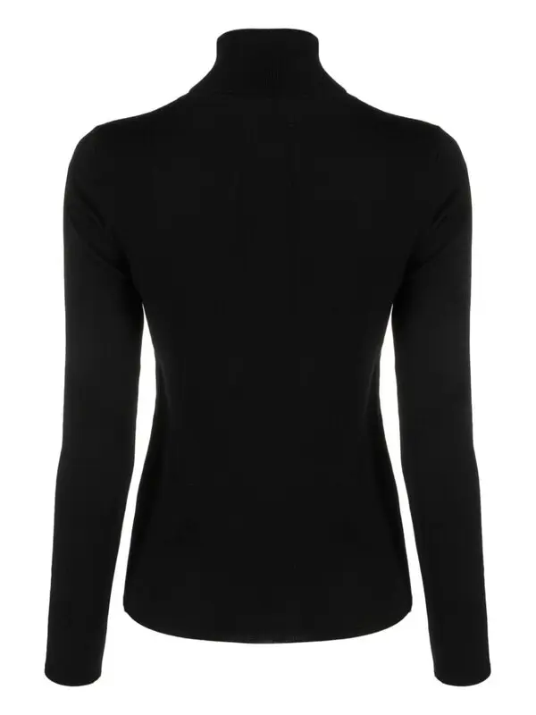 ZANONE Fine-knit High-neck Jumper - Black