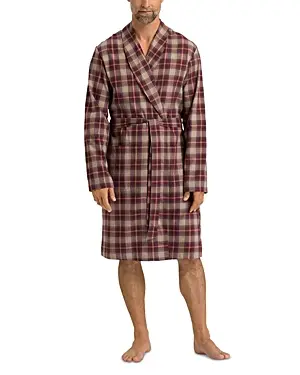Hanro Homey Checked Robe - Homey Check