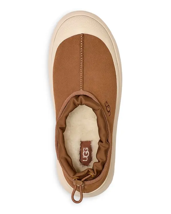 UGG Tasman Weather Hybrid Slip On Clogs - Chestnut/whitecap