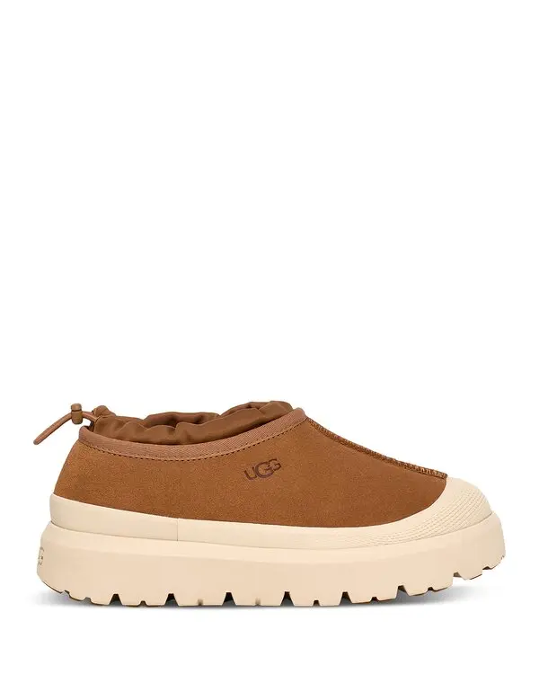 UGG Tasman Weather Hybrid Slip On Clogs - Chestnut/whitecap