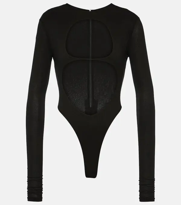 LAQUAN SMITH Cutout Bodysuit