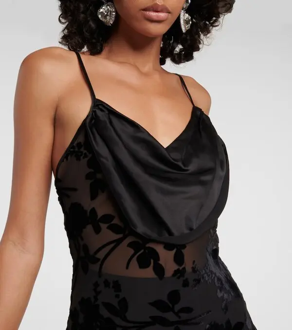 RODARTE Asymmetrical Bias Slip Dress