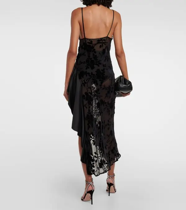 RODARTE Asymmetrical Bias Slip Dress