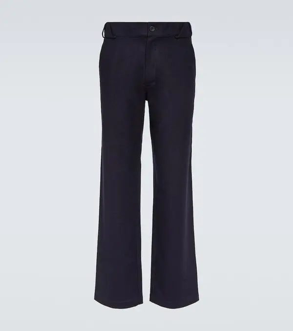 GR10K Straight-leg Wool-blend Trousers