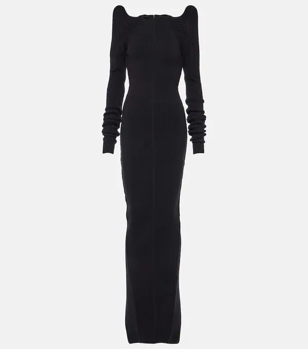 Rick Owens Cashmere And Wool Gown