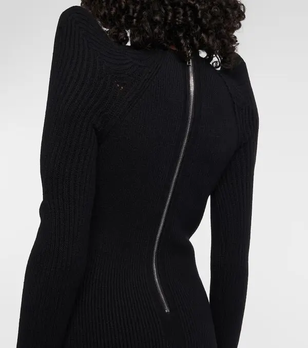 Rick Owens Cashmere And Wool Gown