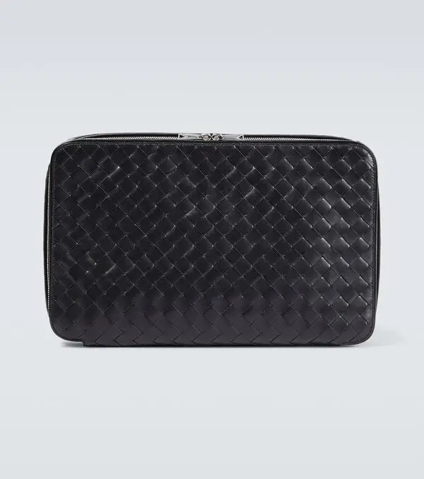 Bottega Veneta Intrecciato Small Packing Cube - Black