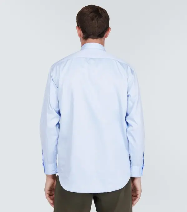 GR10K Cotton Poplin Shirt - Blue