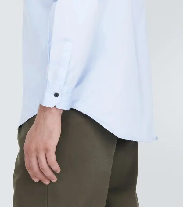 GR10K Cotton Poplin Shirt - Blue