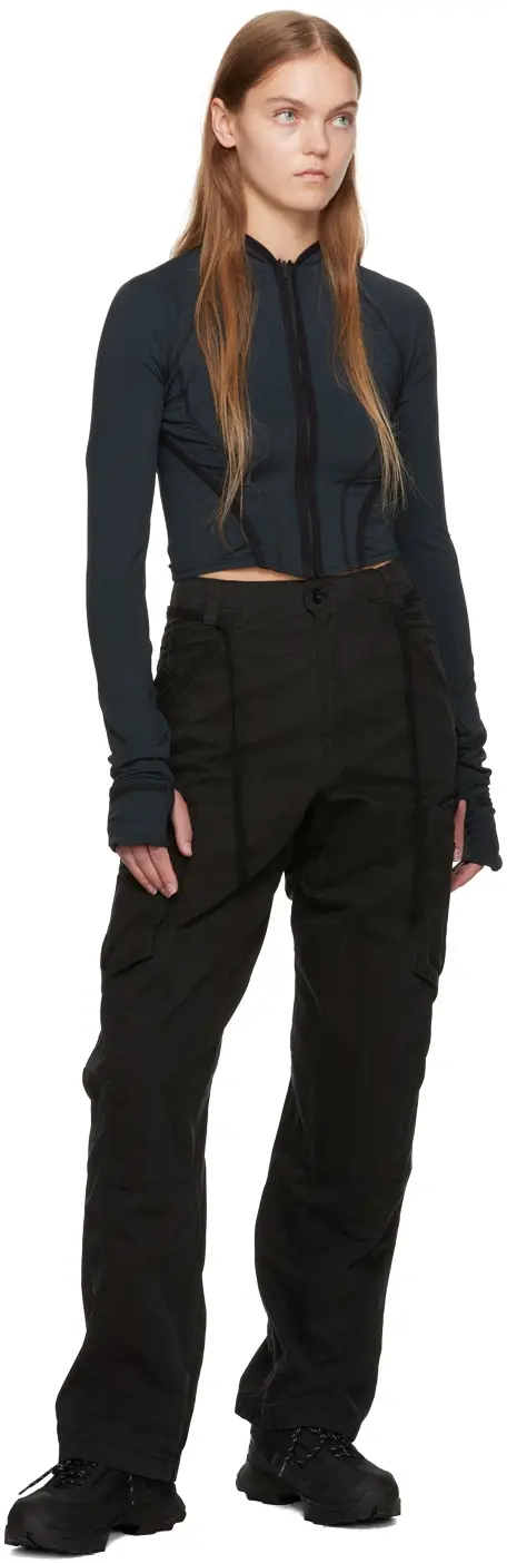 Hyein Seo Slashed Long Sleeve T-Shirt In Black - 63% Off
