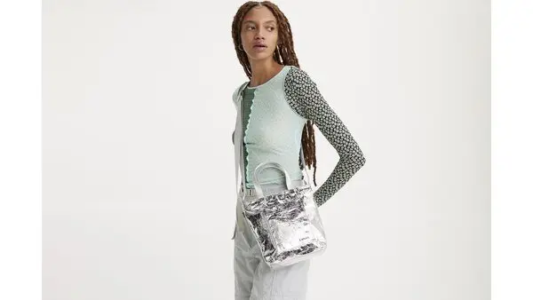 LEVI'S Mini Icon Tote Bag - Silver