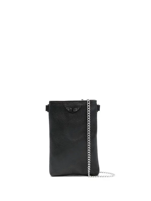 Zadig&Voltaire Rock Leather Phone Pouch - Black