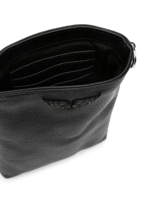 Zadig&Voltaire Rock Leather Phone Pouch - Black