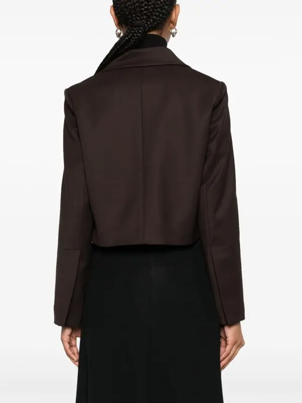 Patou Cut-out Cropped Blazer