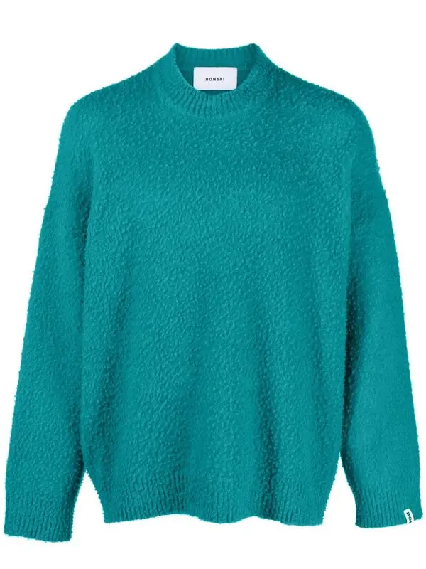 BONSAI Crew-neck Jumper - Green