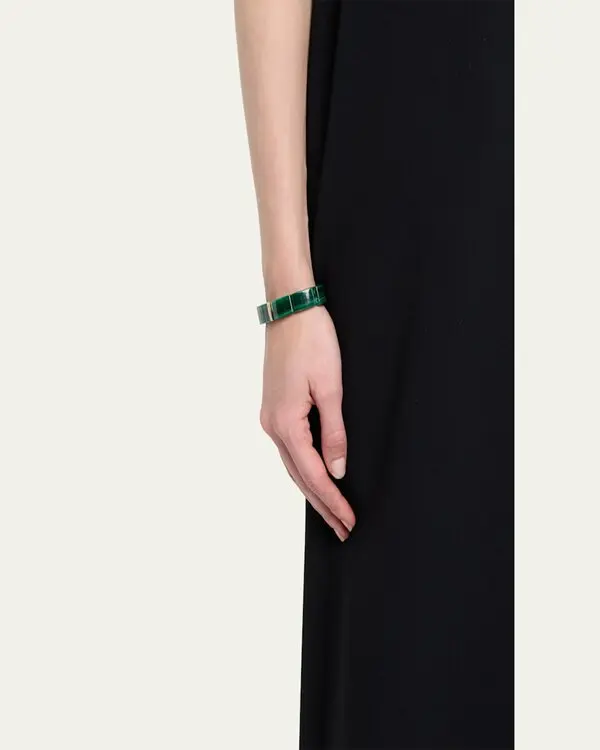 SYDNEY EVAN 14k Gold & Diamond Malachite Bracelet