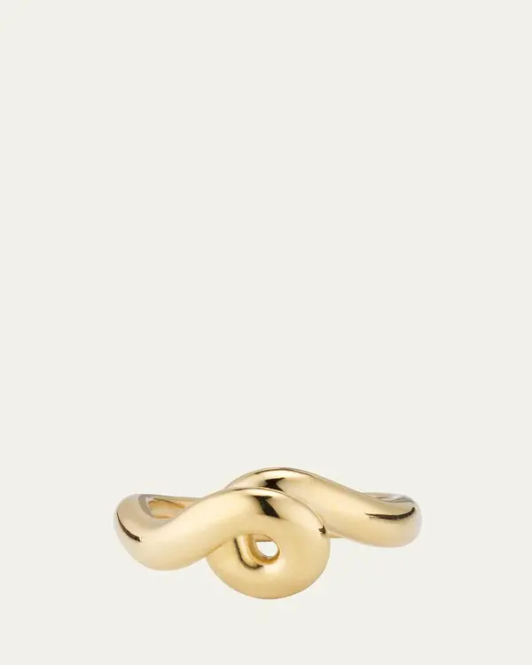 Bea Bongiasca 9k Yellow Jumbo Wave Ring