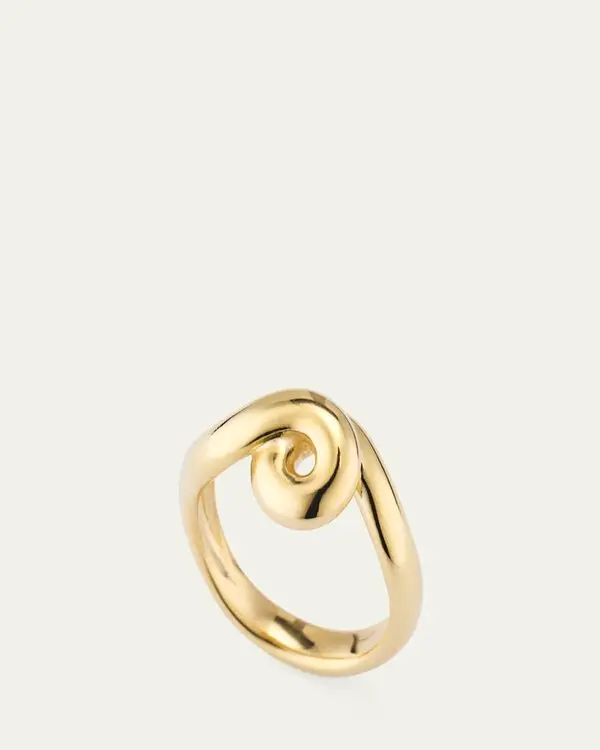 Bea Bongiasca 9k Yellow Jumbo Wave Ring