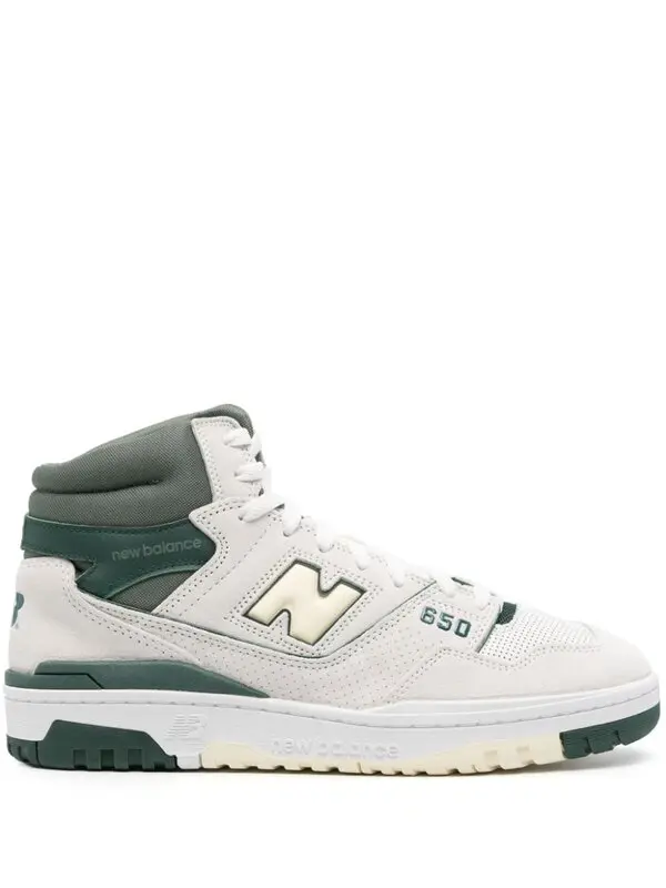 NEW BALANCE 650 High-top Sneakers - White