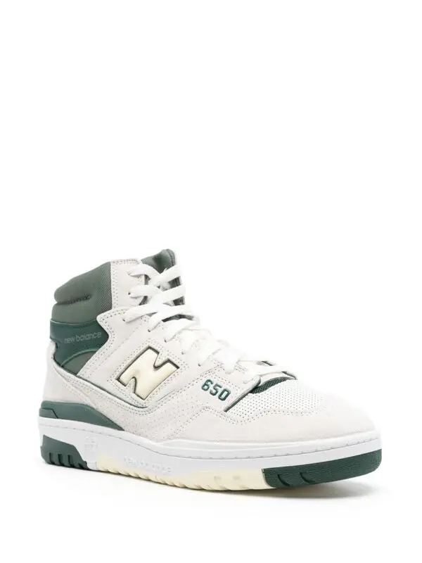 NEW BALANCE 650 High-top Sneakers - White