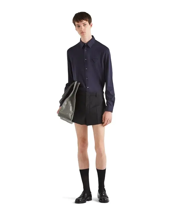 Prada Cotton Shirt - Blue