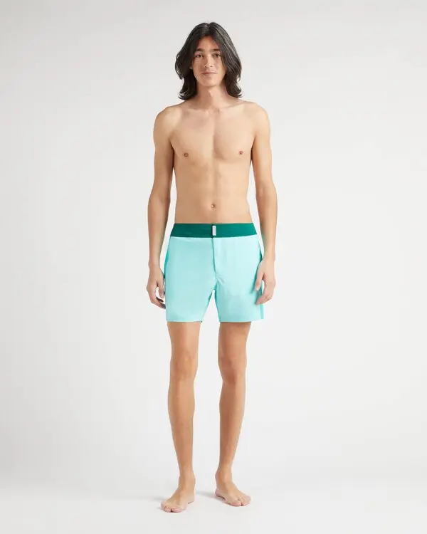 Vilebrequin Stretch Swim Trunks With Flat Belt