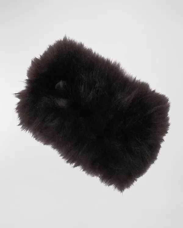 Gorski Knit Cashmere Headband - Brown