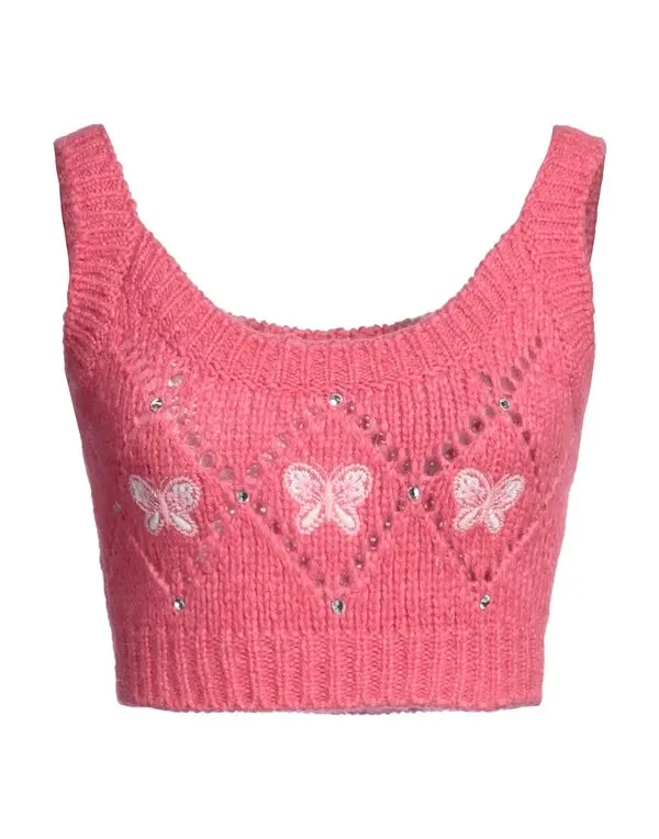 Alessandra Rich Knitted Crop Top