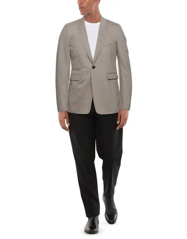 PAOLO PECORA Blazer Size Polyamide, Virgin Wool