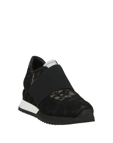 LE SILLA Textile Fiber Sneakers - Black