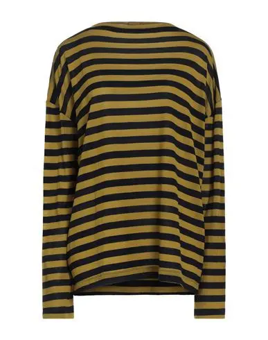 Massimo Alba Striped Wool Sweater - Yellow