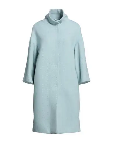 BOTTEGA MARTINESE Coat Apricot Size Wool, Polyamide, Polyester - Blue
