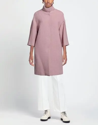 BOTTEGA MARTINESE Coat Apricot Size Wool, Polyamide, Polyester - Pink
