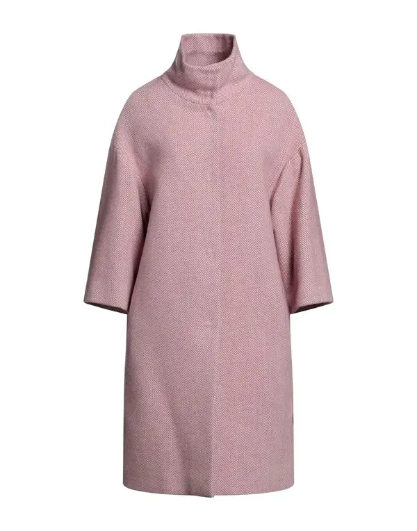 BOTTEGA MARTINESE Coat Apricot Size Wool, Polyamide, Polyester - Pink