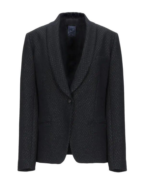 JACOB COHЁN Blazer In Cotton, Polyester, And Elastane