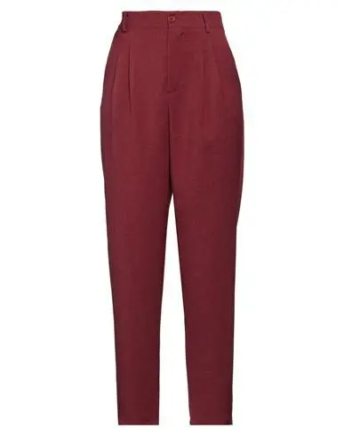 MANILA GRACE Tapered Leg Trousers - Red