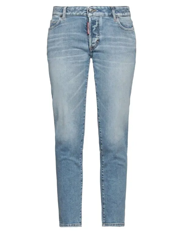 Dsquared2 Denim Jeans With Brand Logo - Blue