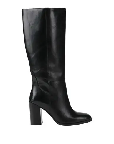 PAOLA FERRI By Alba Moda Leather Boots - Black
