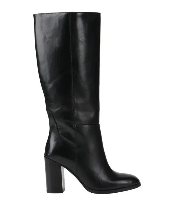 PAOLA FERRI By Alba Moda Leather Boots - Black
