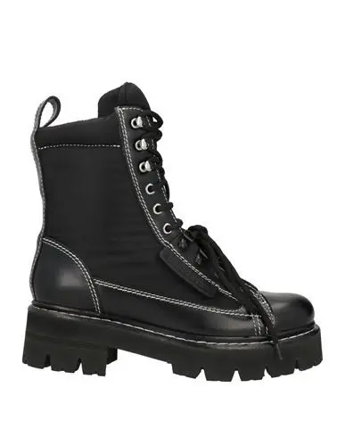 Dsquared2 Ankle Boots In Leather And Nylon