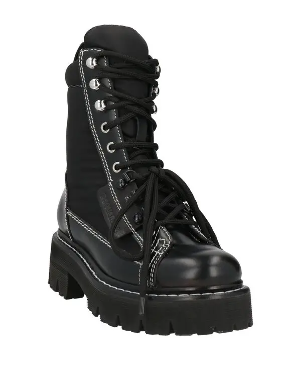 Dsquared2 Ankle Boots In Leather And Nylon
