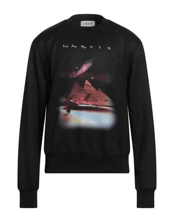 LANVIN Wool-blend Jersey Knit Sweatshirt