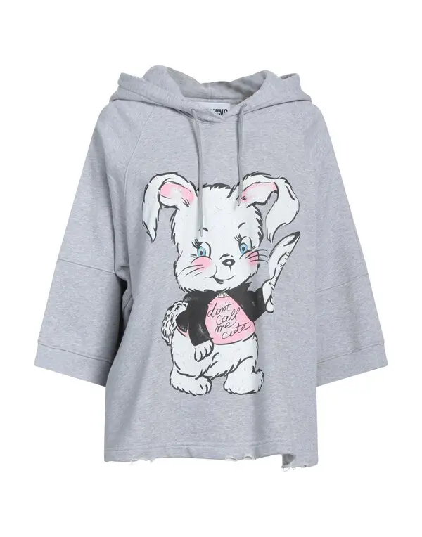 Moschino Couture Hooded Sweatshirt - Grey