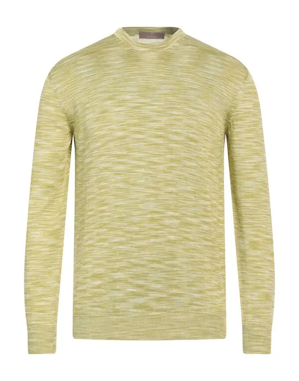 CRUCIANI Cotton Knit Sweater - Sage Green