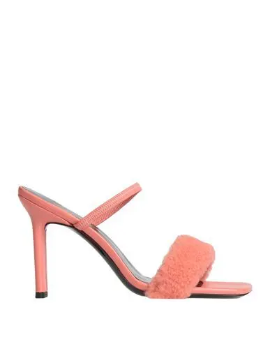 By Far Shearling Sandals - Pink